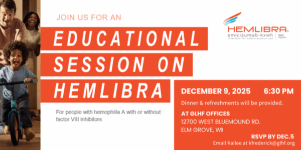 GLHF Hosts Educational Program About Hemlibra December 9! - Great Lakes ...